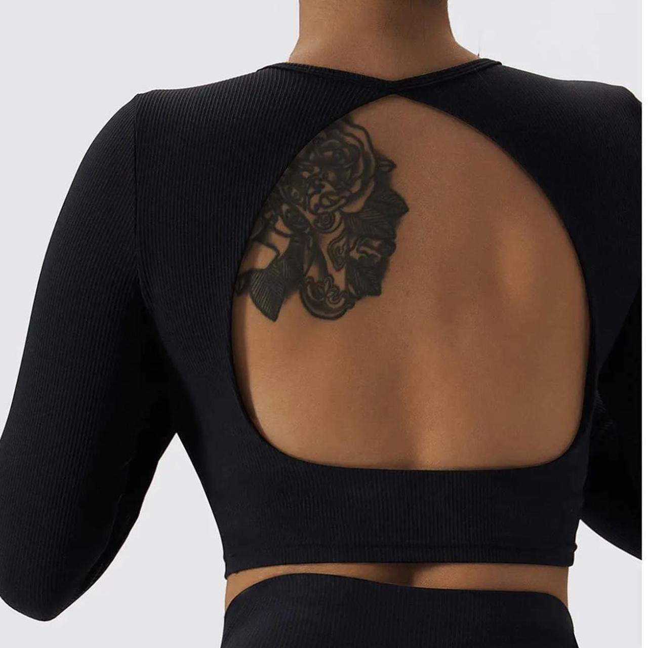 Open back yoga top • brand new • size small •... - Depop