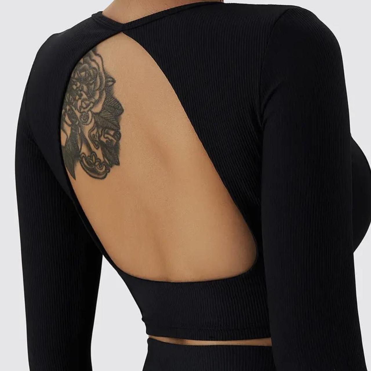 Open back yoga top • brand new • size small •... - Depop