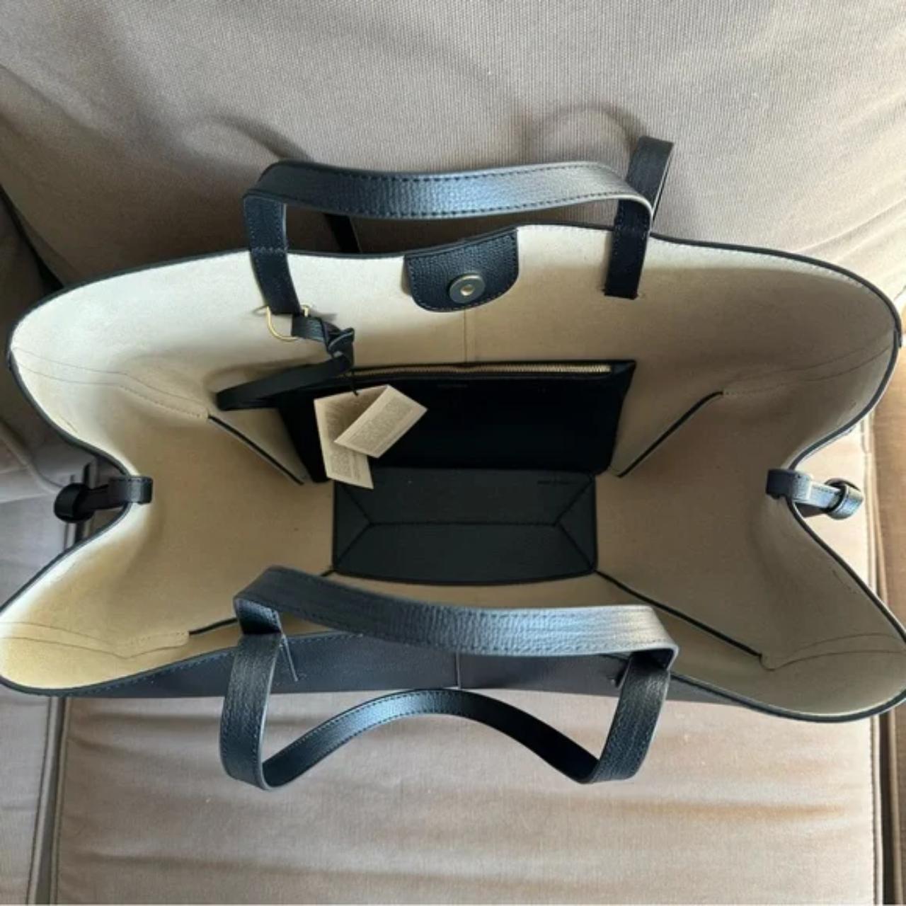 Polène Cyme Tote Top Handle Bag In Black - Brand... - Depop