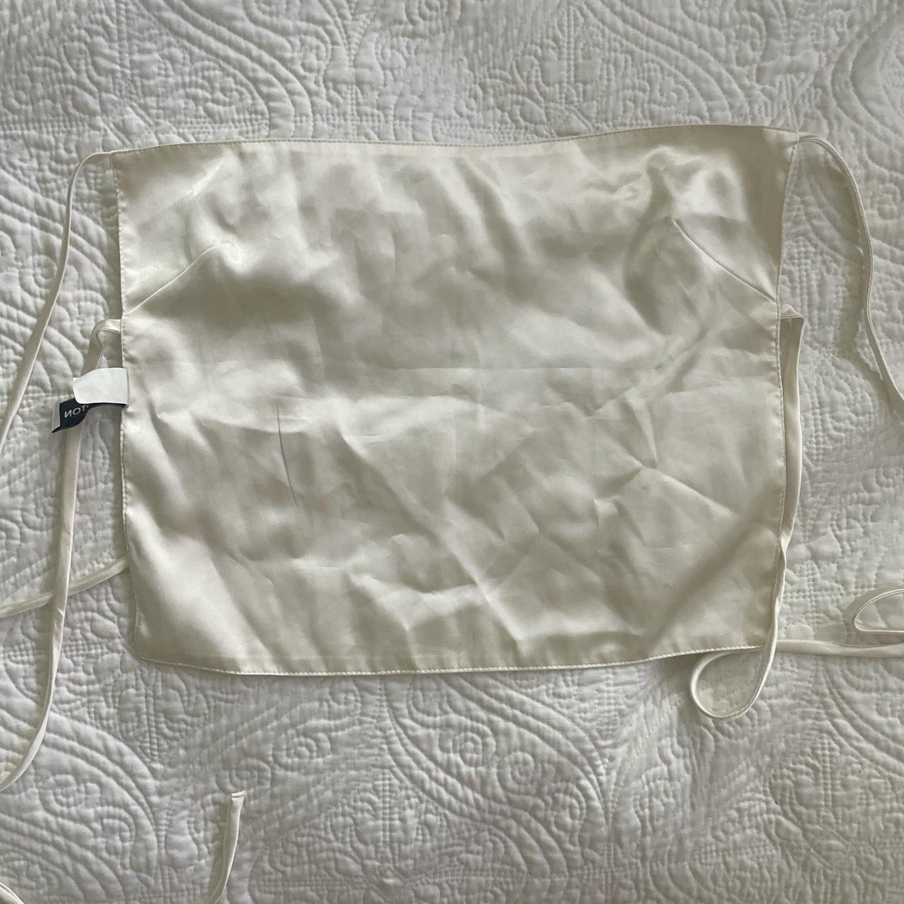 Mr Winston Archie tie top in pearl One size fits... - Depop