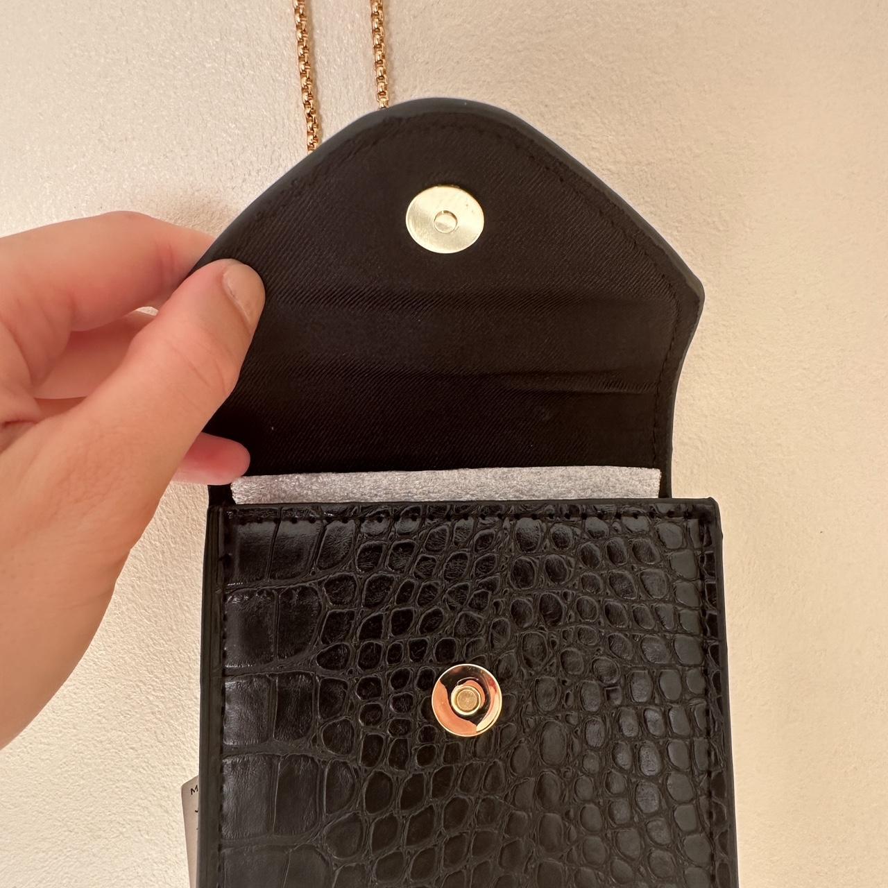 MANGO phone holder with gold strap... | Depop