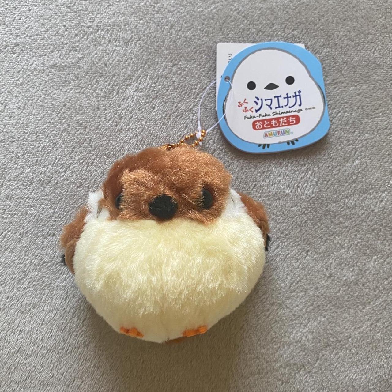 AMUSE Fuku Fuku Shimaenaga Bird Keychain • in... | Depop