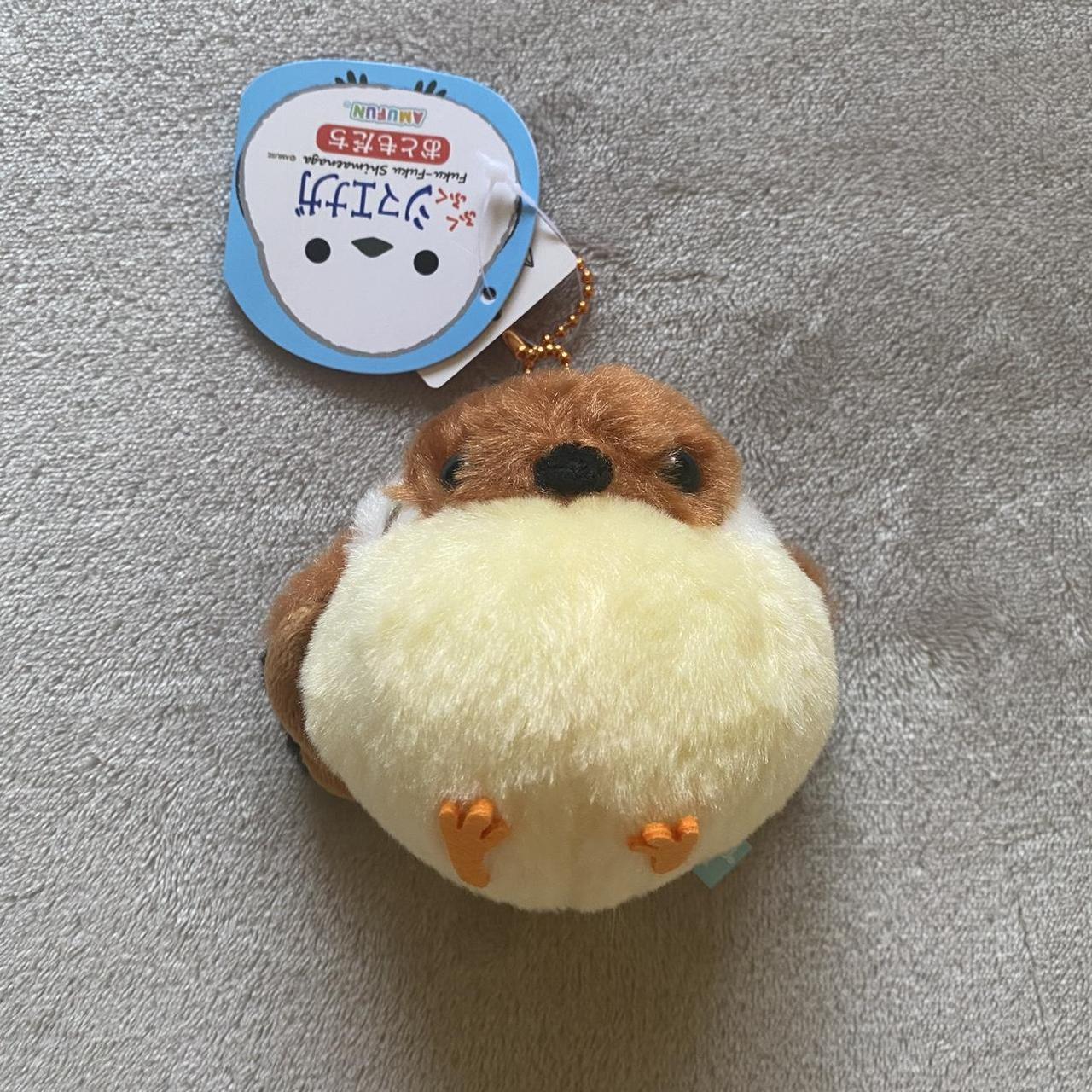AMUSE Fuku Fuku Shimaenaga Bird Keychain • in... | Depop