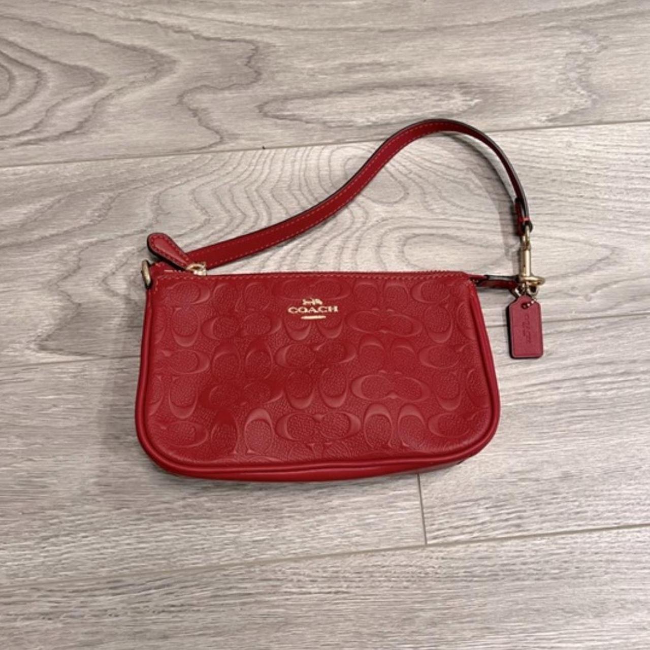 Coach nolita 19 signature leather in red - Depop