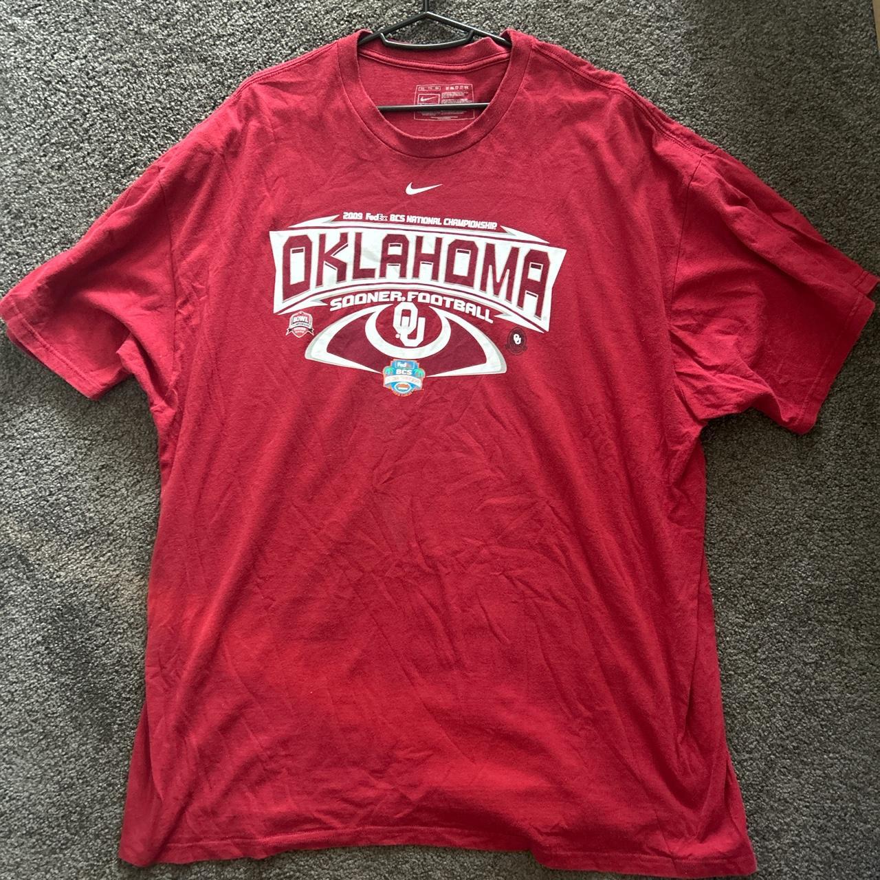 Oklahoma BCS National Championship Nike tee XXL Men’s - Depop