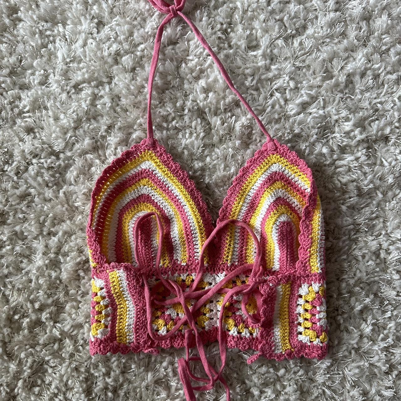 Princess Polly Crochet top size XS/S worn once - Depop