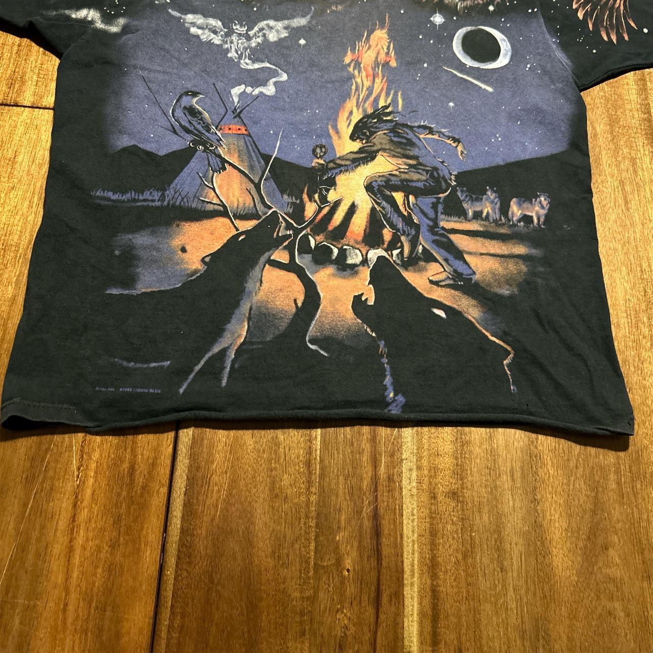 liquid blue Men's Multi T-shirt | Depop