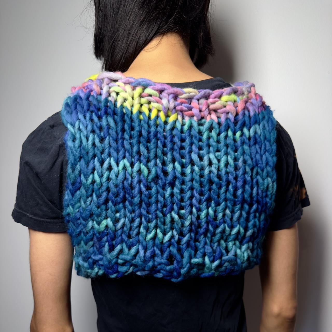 Festival Crop Top Subversive Binder Knit Tank... - Depop