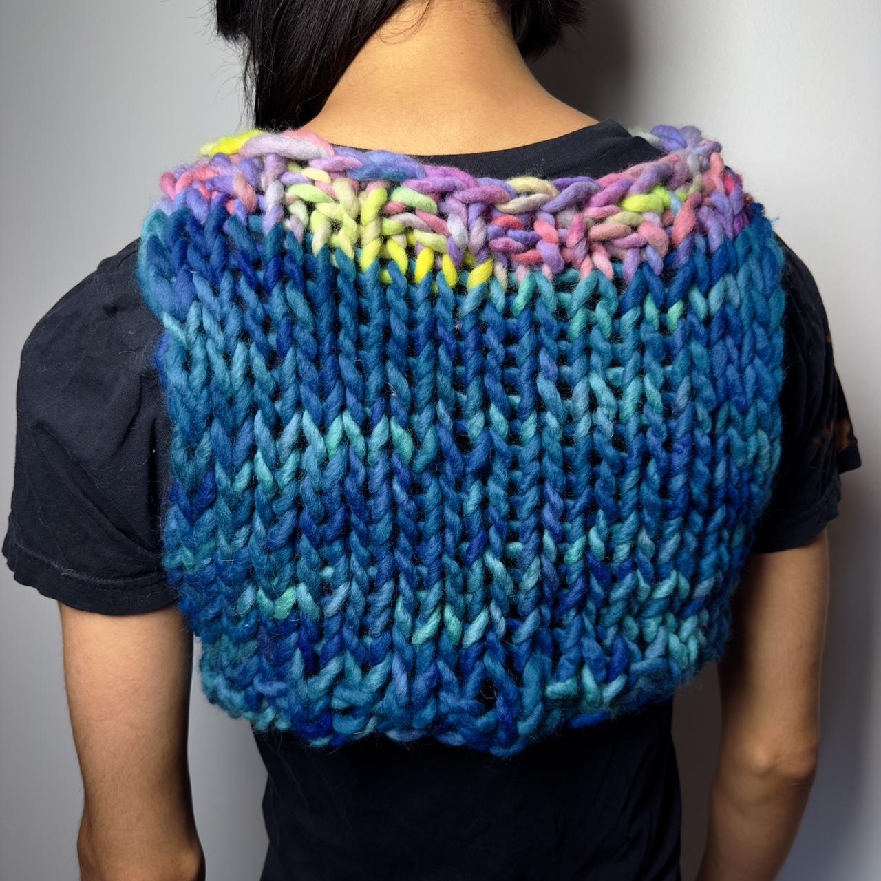 Festival Crop Top Subversive Binder Knit Tank... - Depop