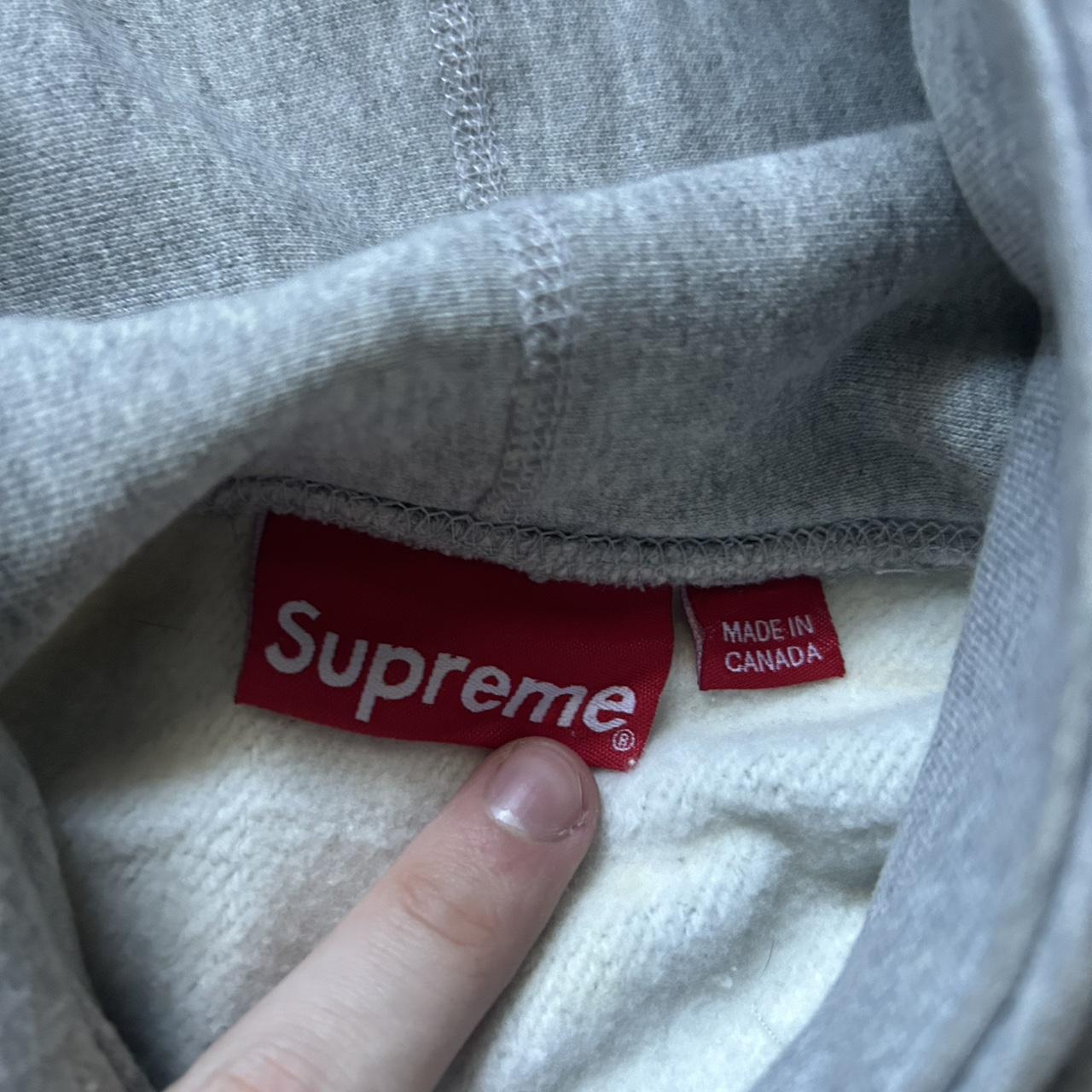 🔥Supreme Grey Box Logo Hoodie🔥 Size L - Depop