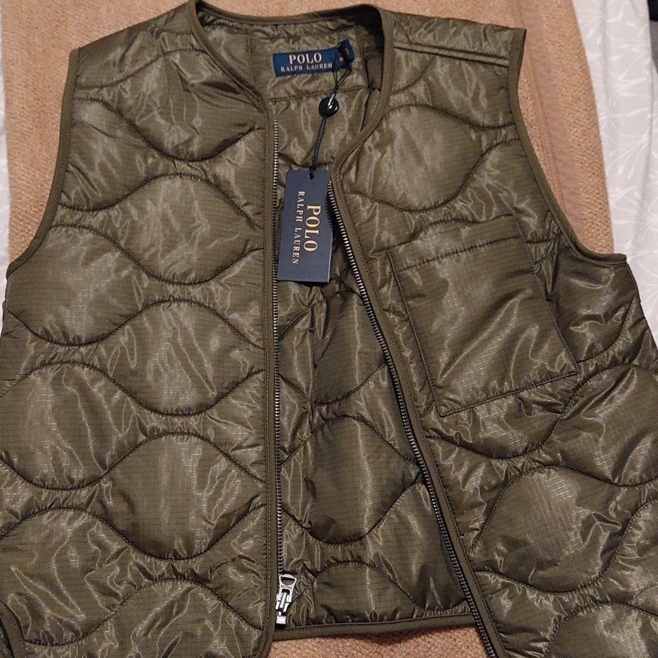 Ralph Lauren Polo Women's Quilt Vest 8/XS New -... - Depop