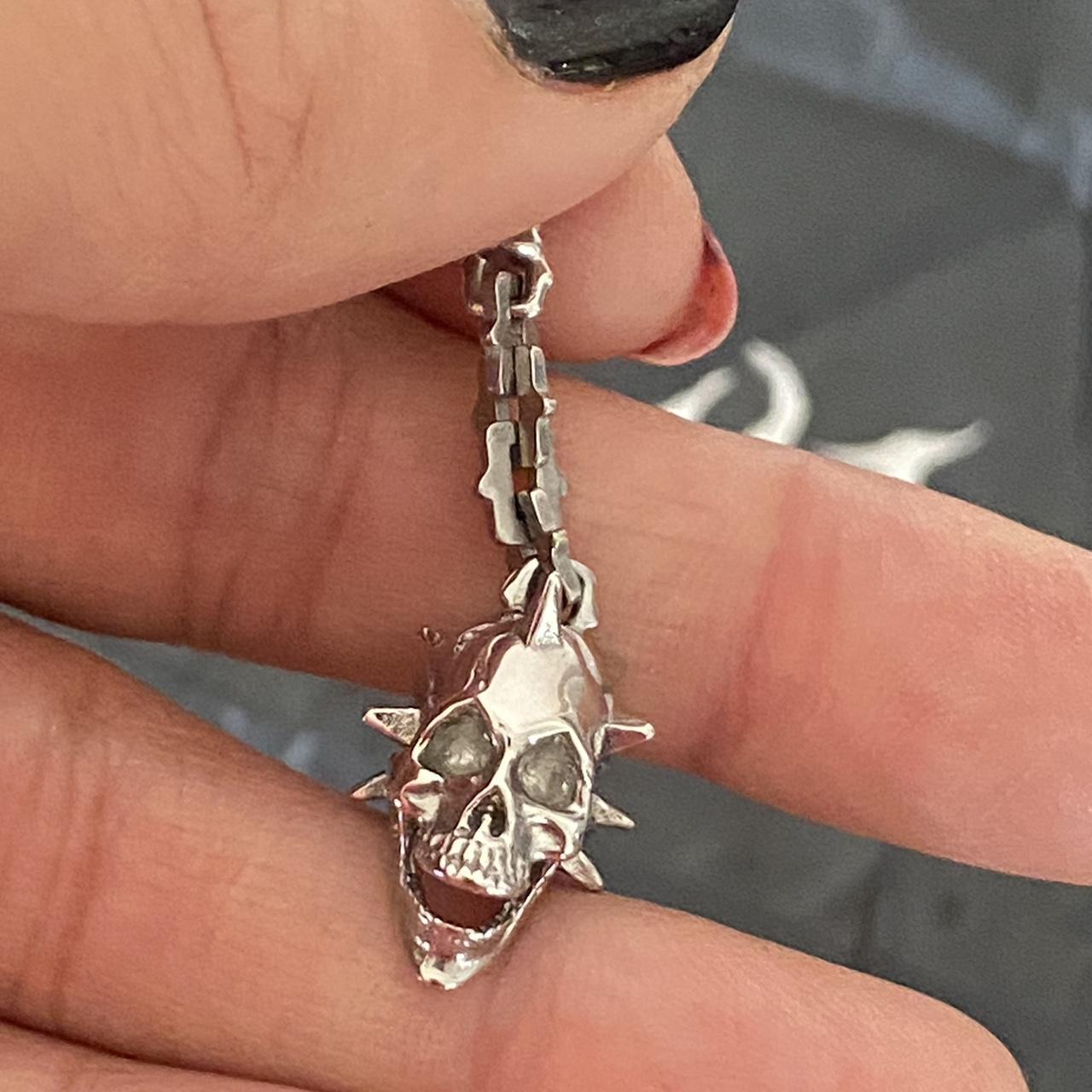 Hard jewelry skull pendant ! Brand new never worn - Depop