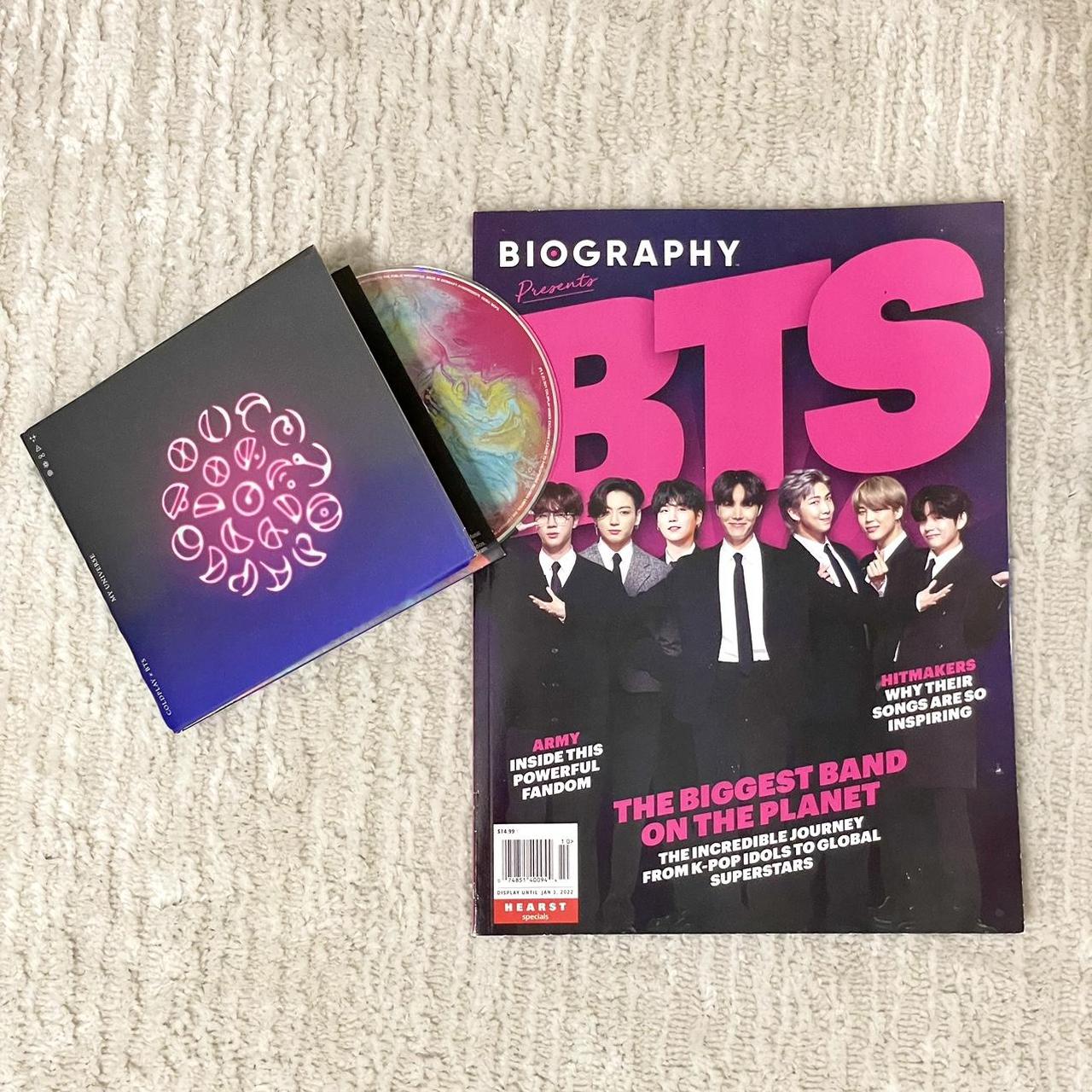 BTS Magazine and Coldplay x BTS Universe CD Bundle.... - Depop