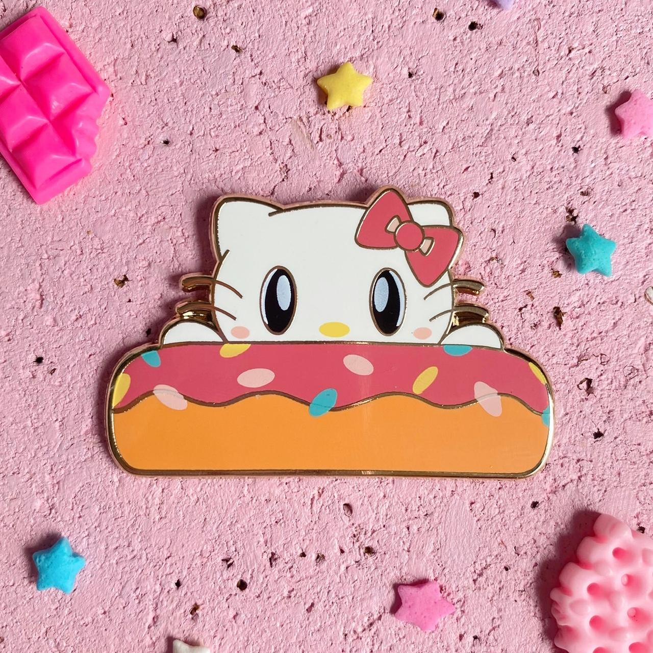 Hello Kitty Enamel Pin - SALE PRICE!!! Designed by... - Depop