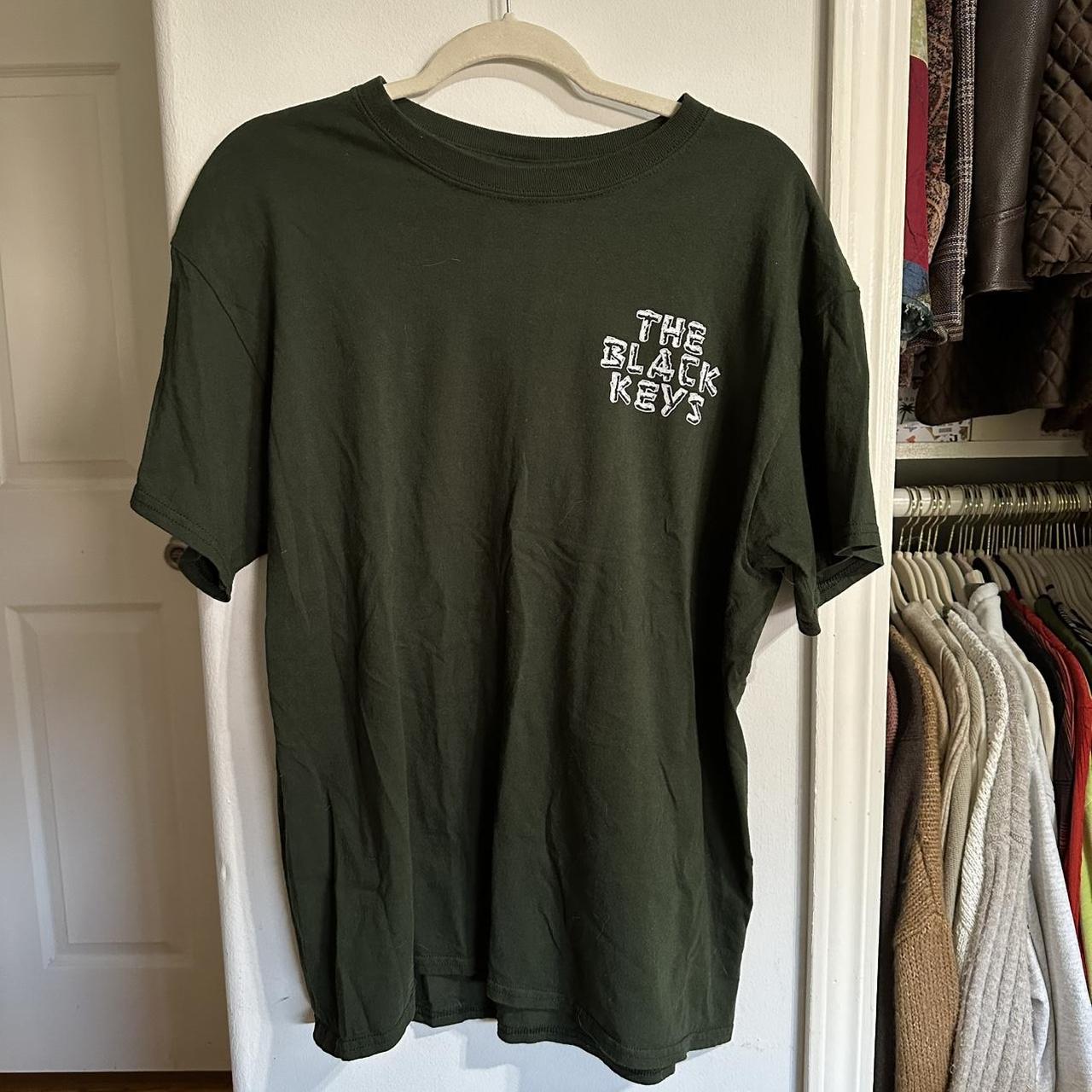 forest green The Black Keys band tee tour merch... | Depop