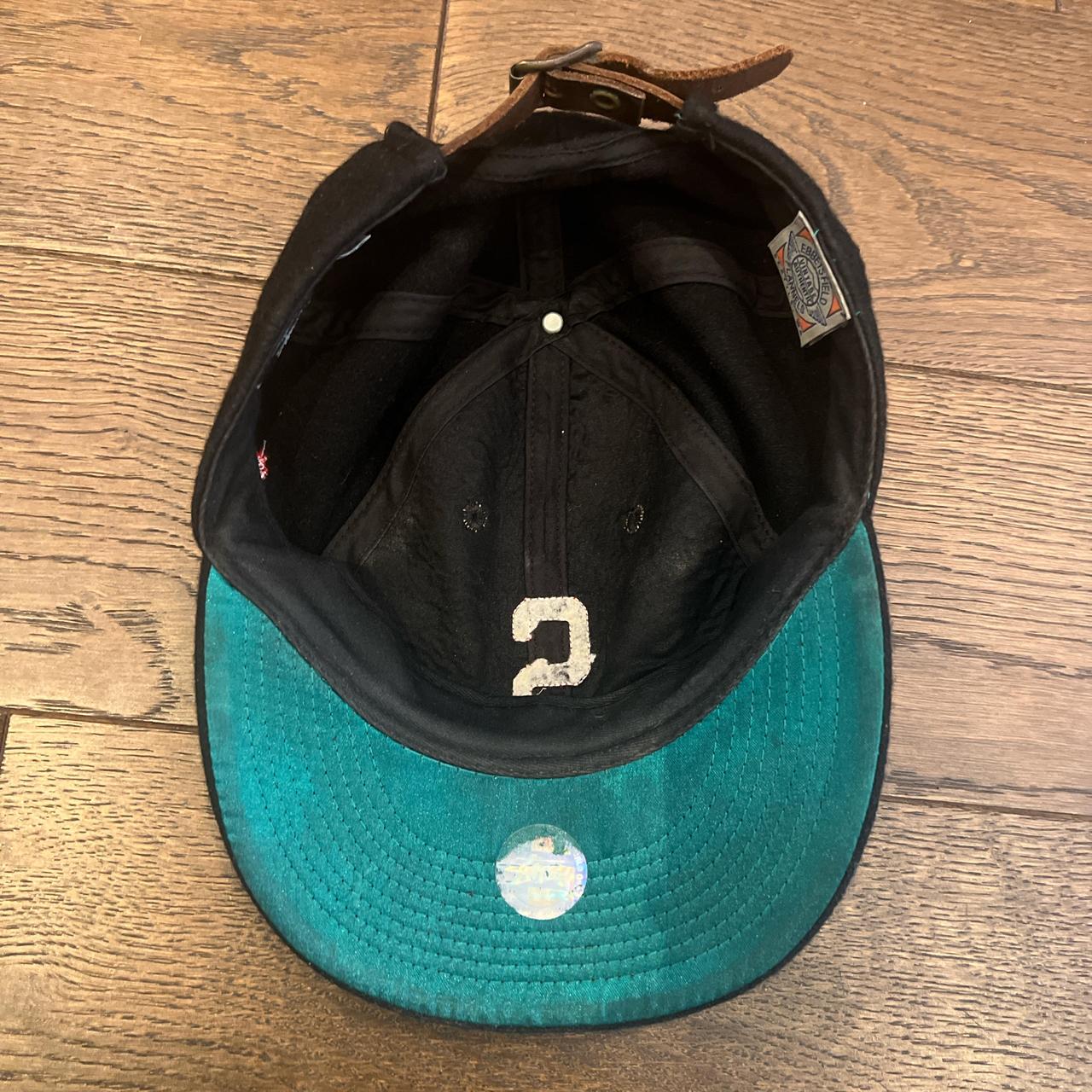 Stussy x Ebbets Field Flannels Red black cap #stussy | Depop