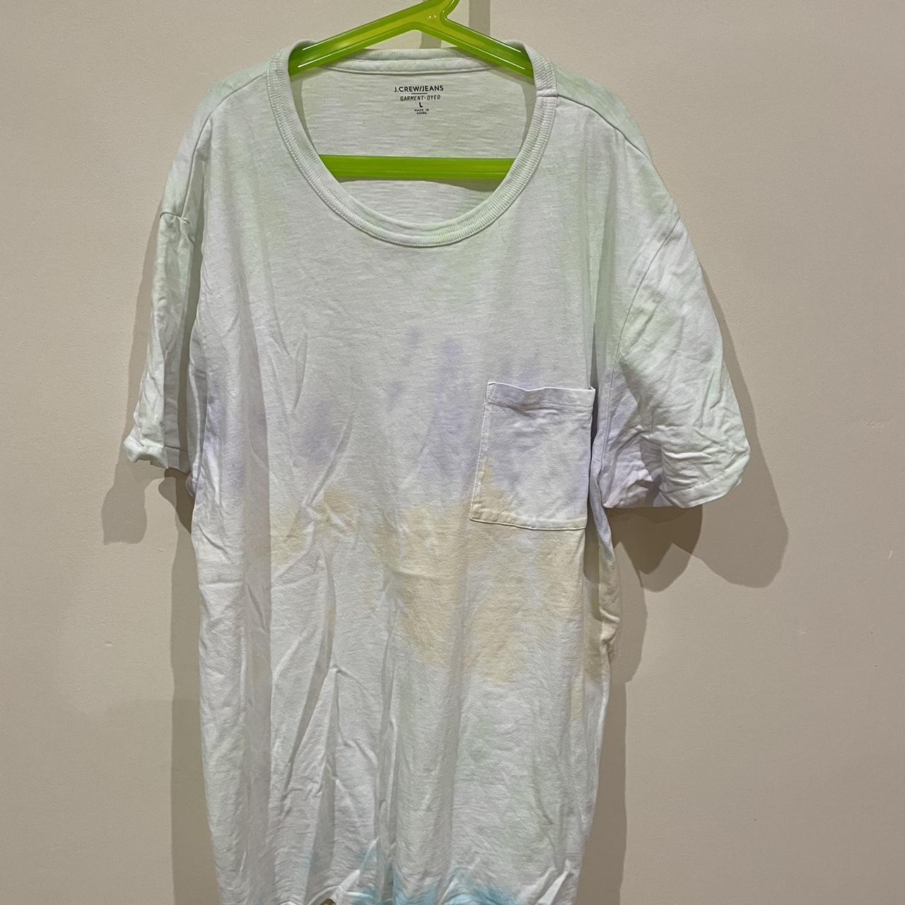 Tie-dye crew tshirt- good condition hardly worn - Depop