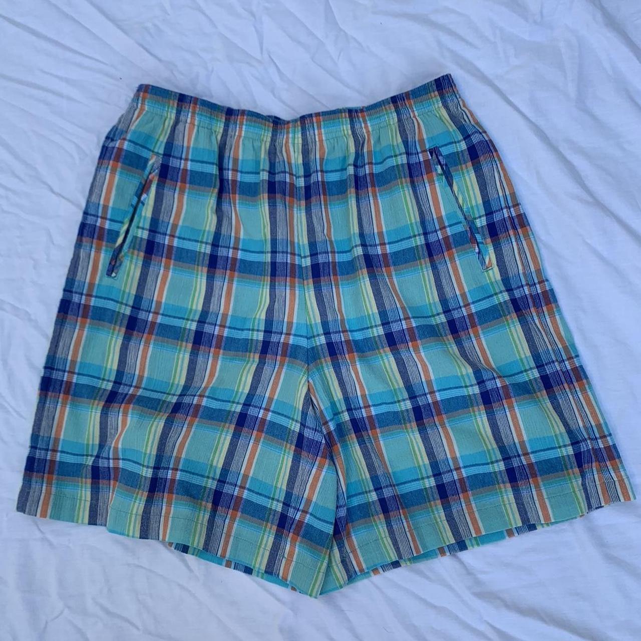 KORET FRANCISCA SHORTS super comfy, plaid shorts... - Depop