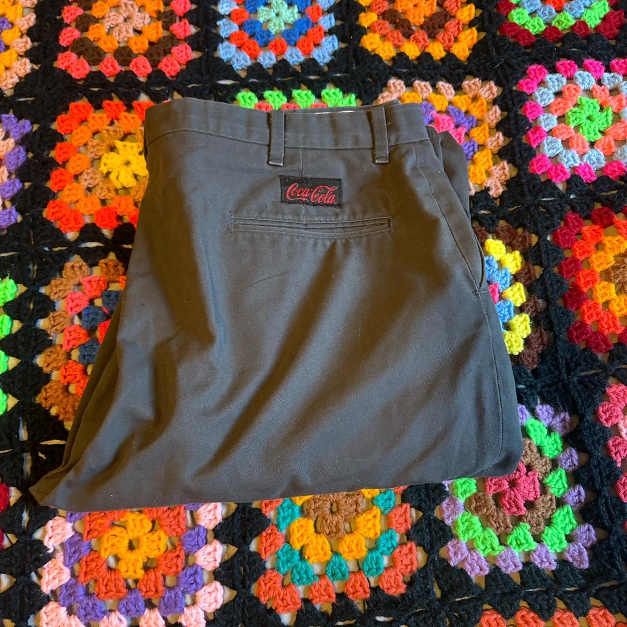 rare vintage coca-cola pants from the 80s straight... | Depop