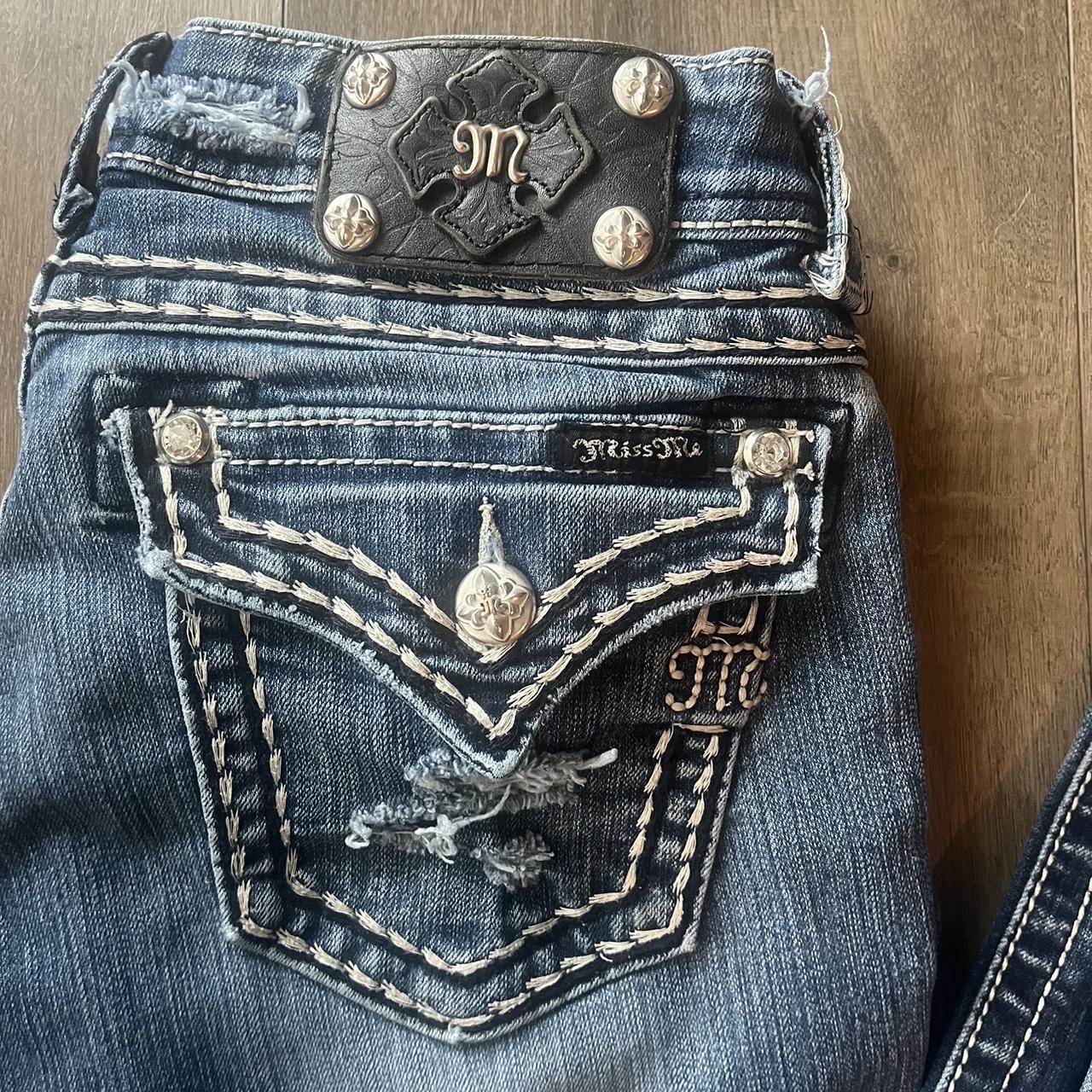 Miss Me Flare Jeans 29 Waist-29 Inseam- #Vintage... - Depop