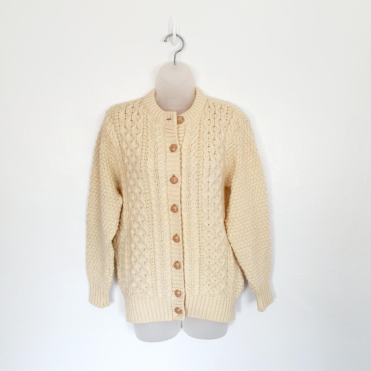 Vintage St Michael Pure British Wool Cardigan -... - Depop