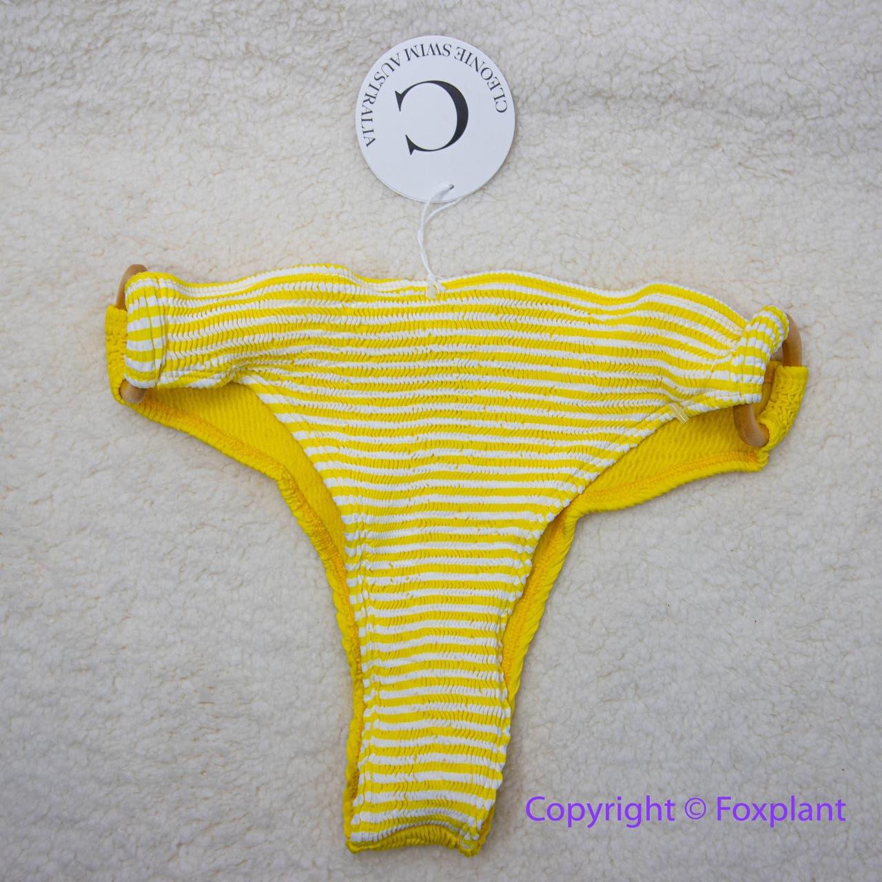 NEW Cleonie X Free People ripple brief striped... - Depop