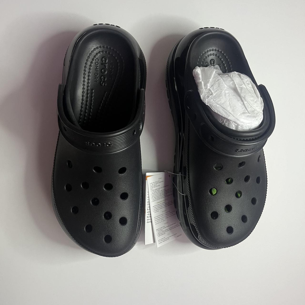 Black platform crocs, never worn, in orginal croc bag - Depop
