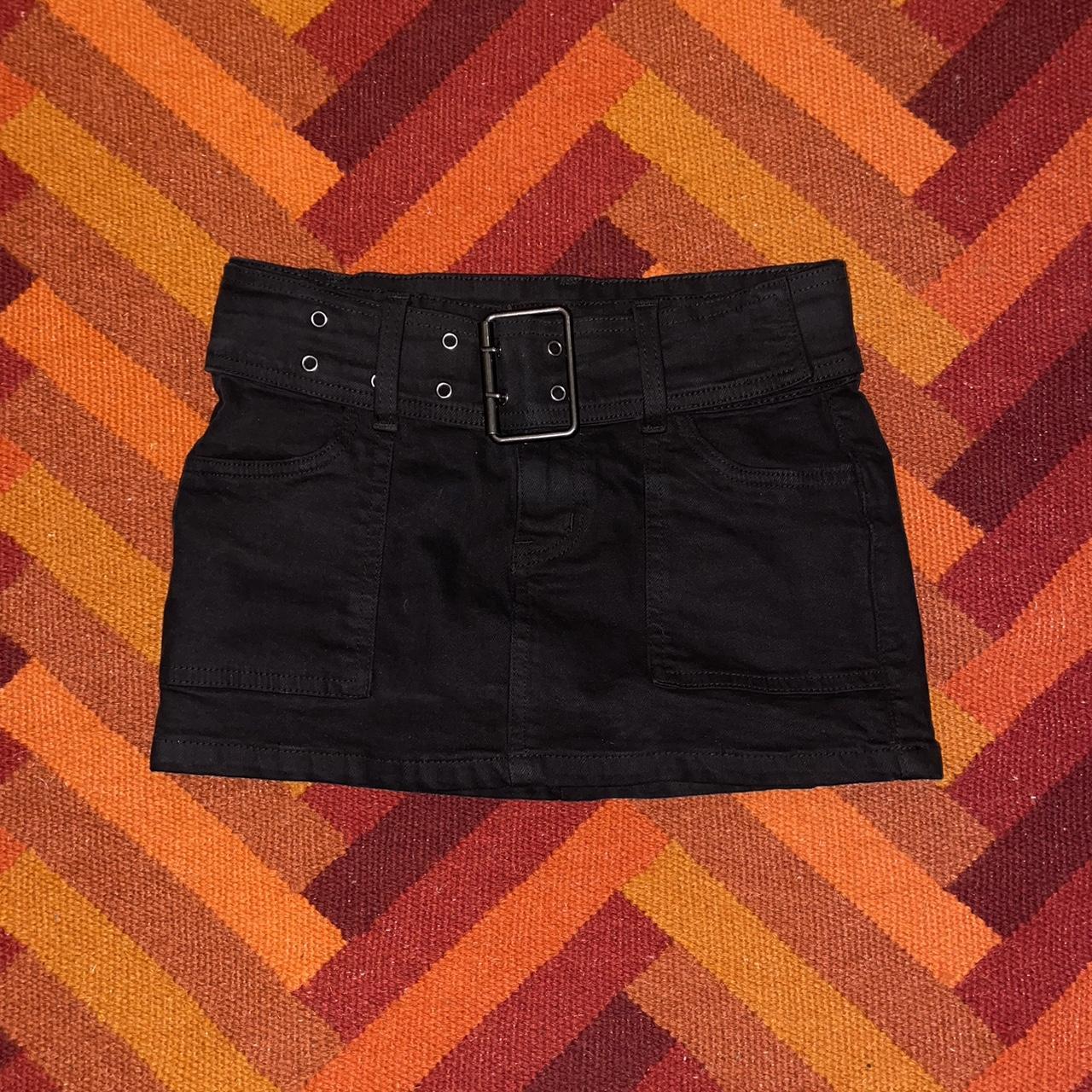 Vintage micro mini skirt litterly sososososos... - Depop