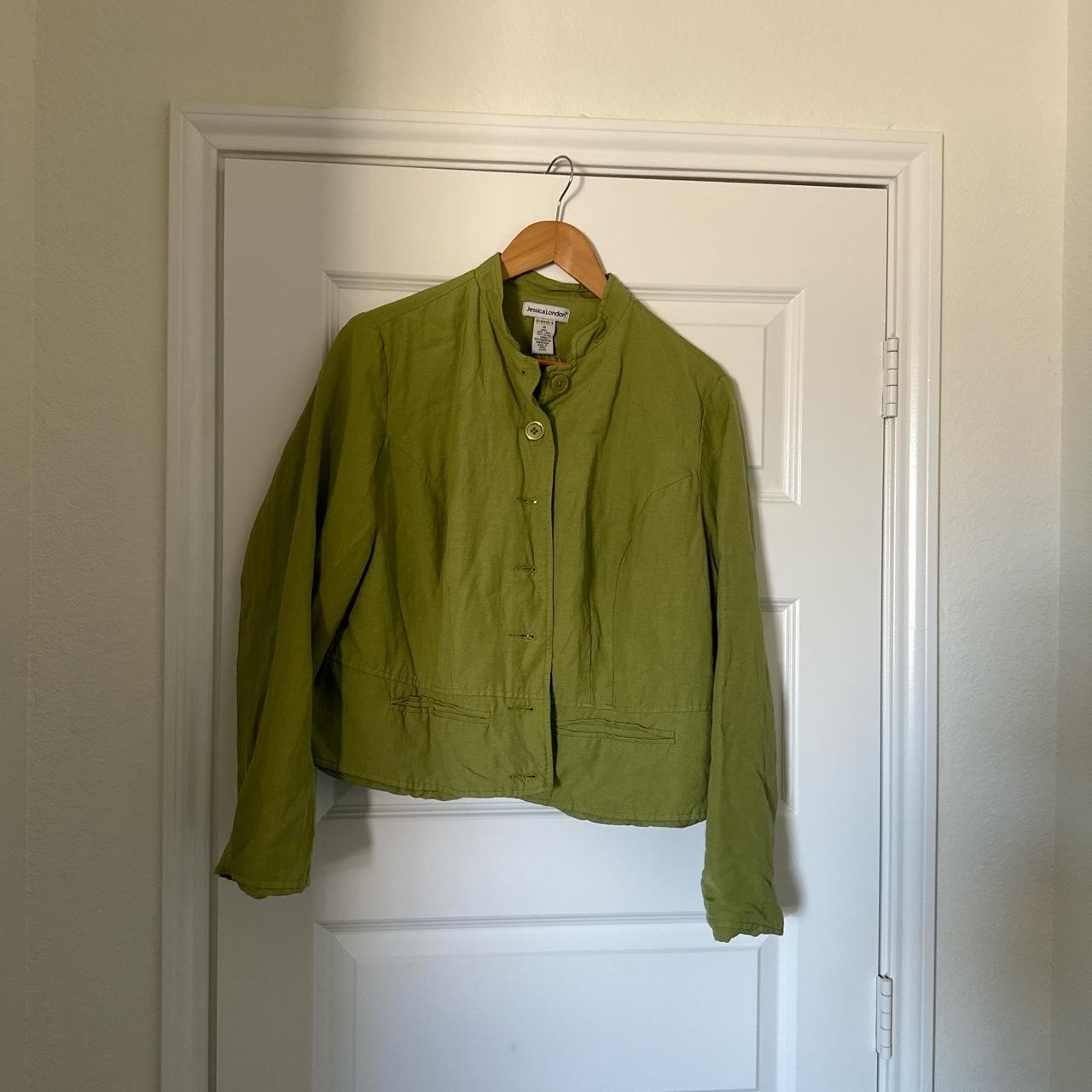 Vintage green jacket - Depop