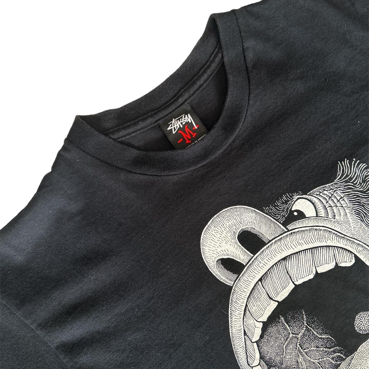 Stussy T Shirt Basil Wolverton collab Size... - Depop