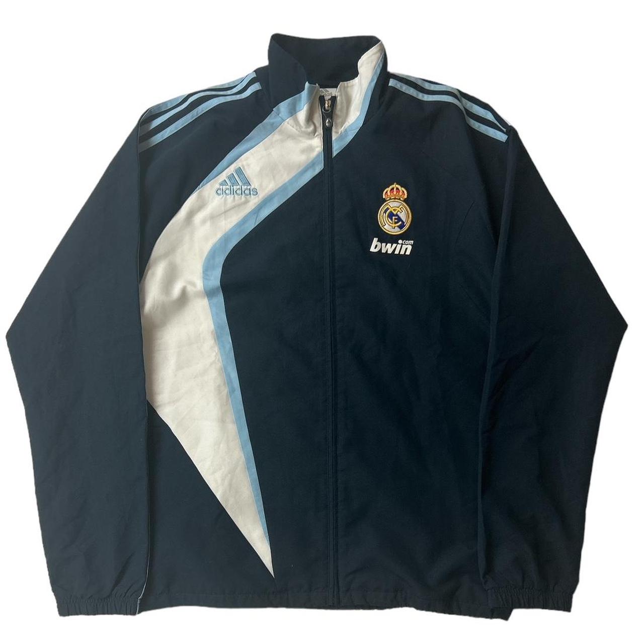 Adidas Real Madrid Track Jacket Size Extra Large... - Depop