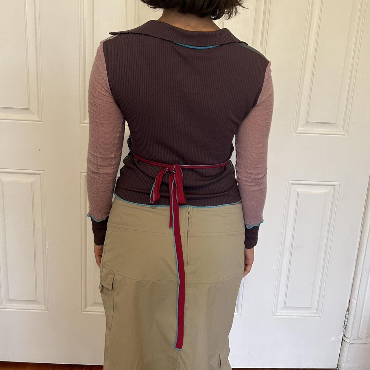 Cop Copine wrap top So unique and can be worn... - Depop