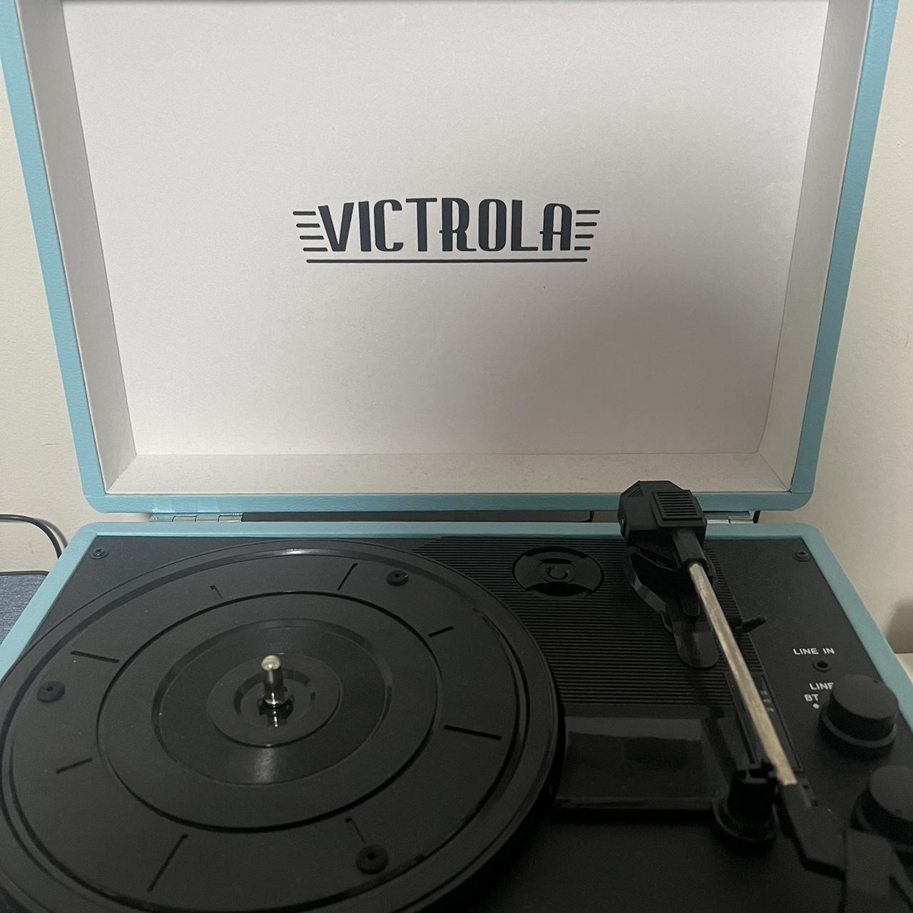 Blue Vinyl Player - Depop