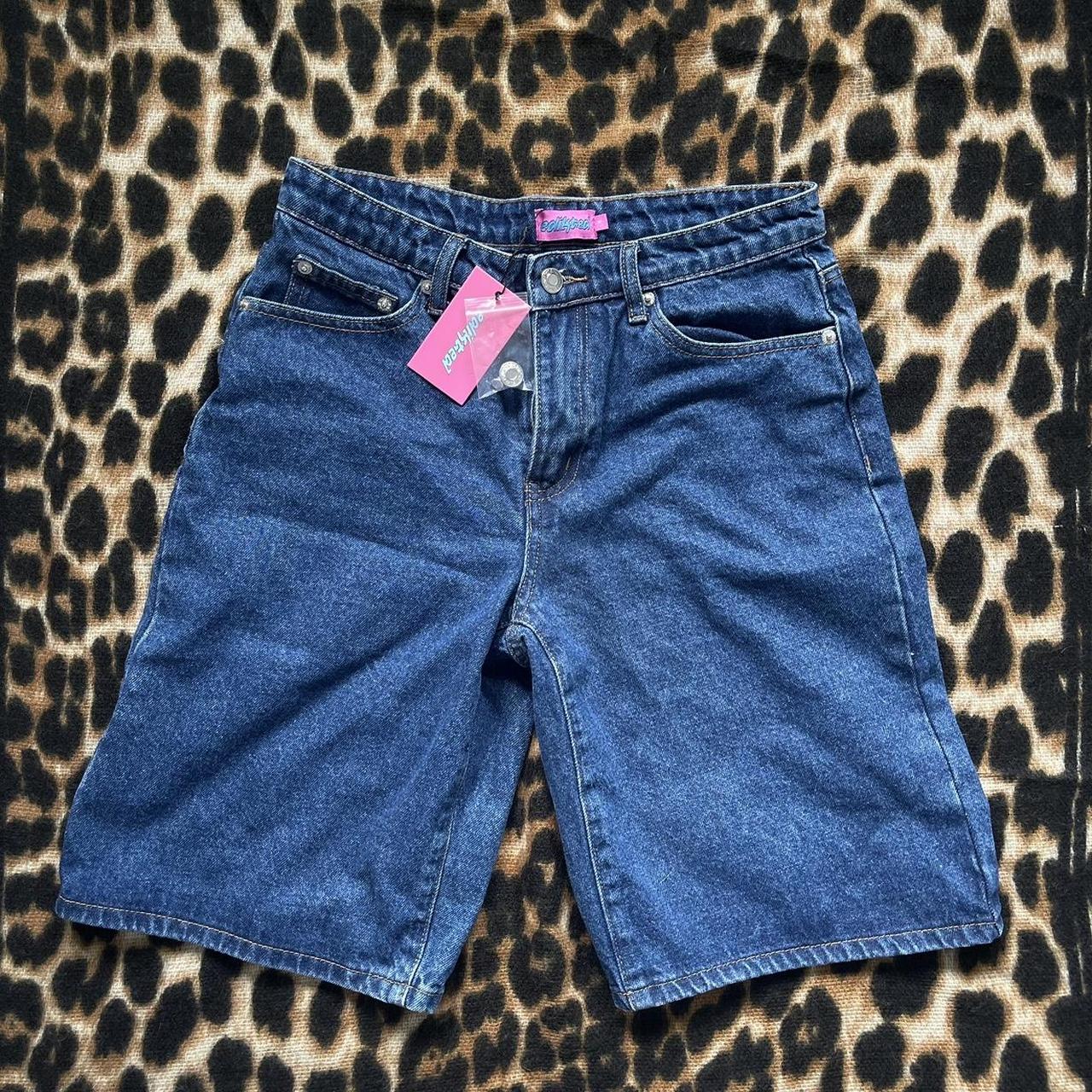 edikted oversized low rise jorts 💙 bnwt - size... - Depop