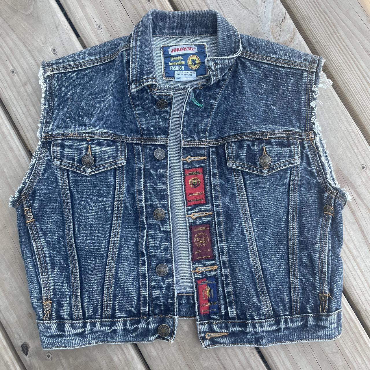 Cutoff cropped denim jacket - fits a little smaller... - Depop