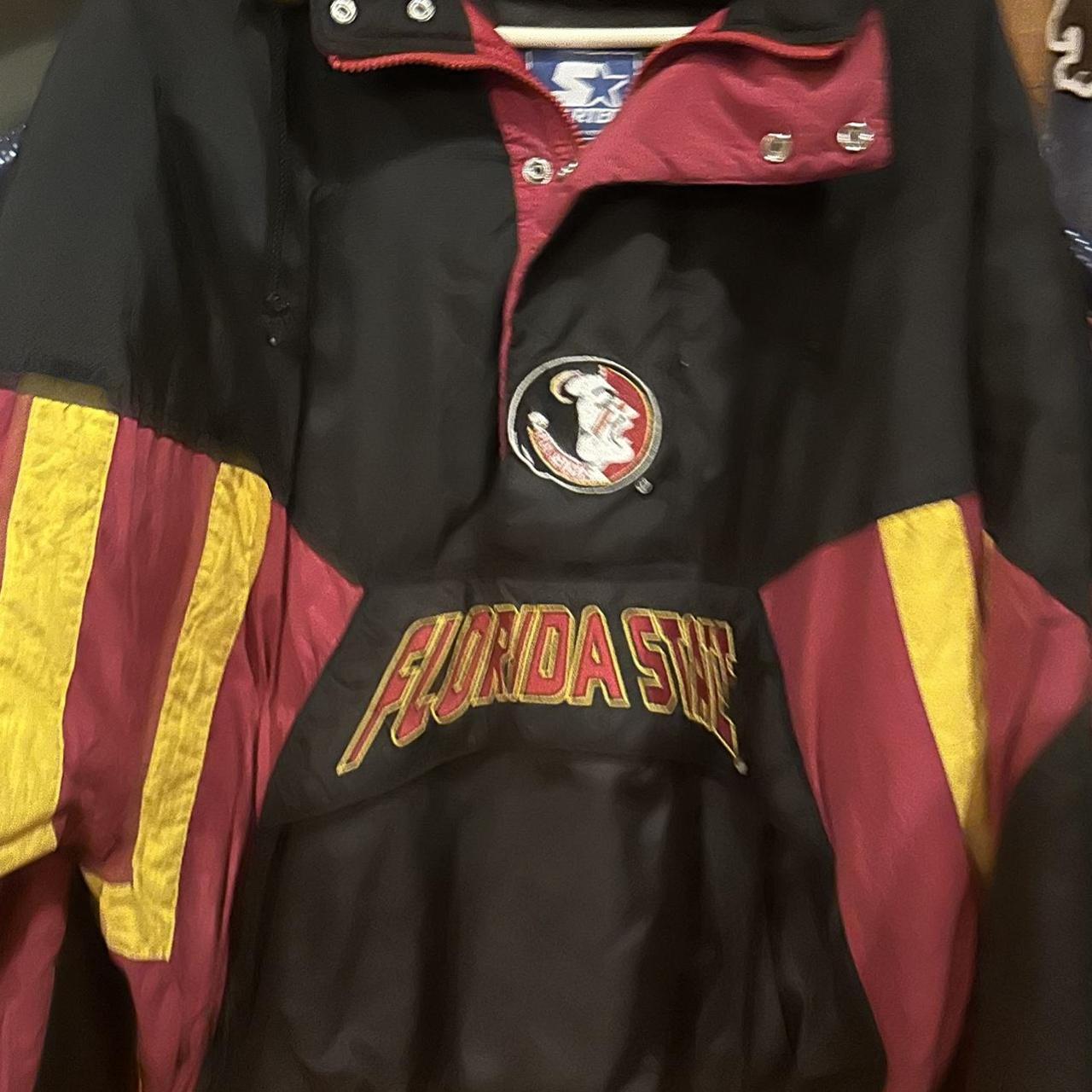 Vintage Florida State Starter Puffer Jacket Size... - Depop