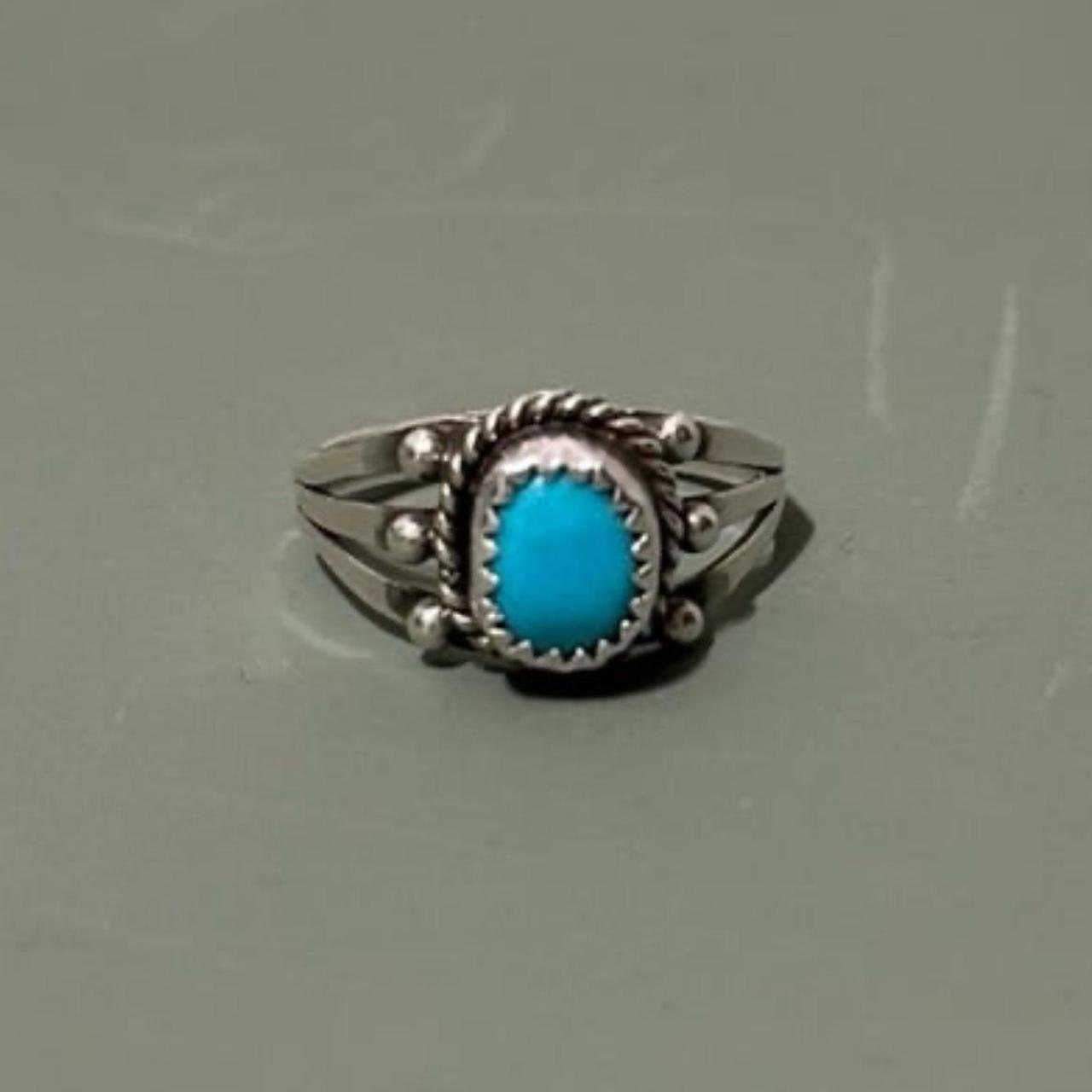 Native American Turquoise Ring - authentic - 925... | Depop