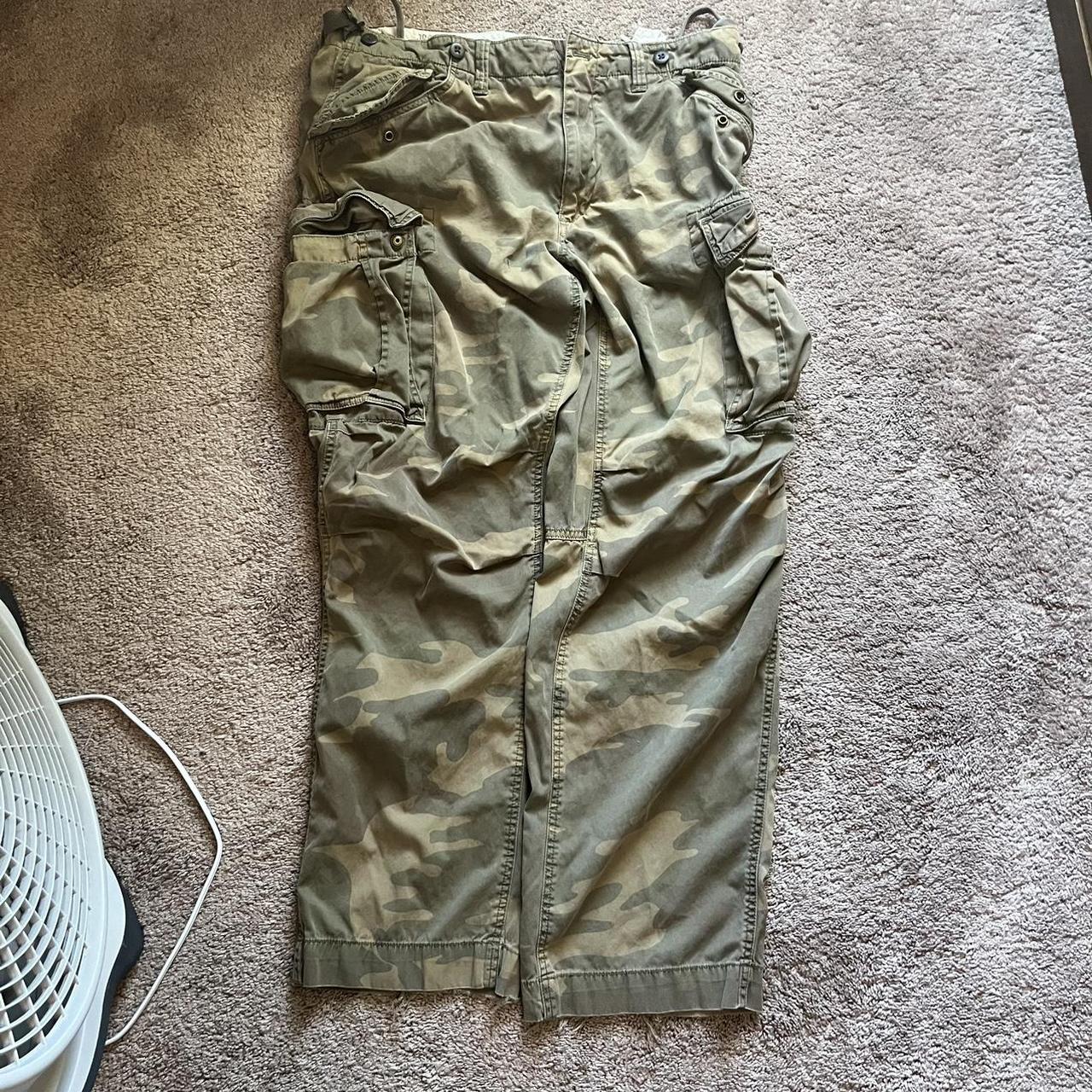 tuff asf camo baggy strap size 36 cargo pants #camo... - Depop