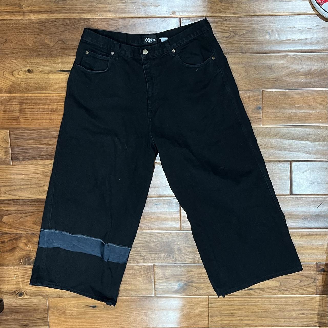 vintage 90’s caffeine rave pants jnco fit pants in... | Depop