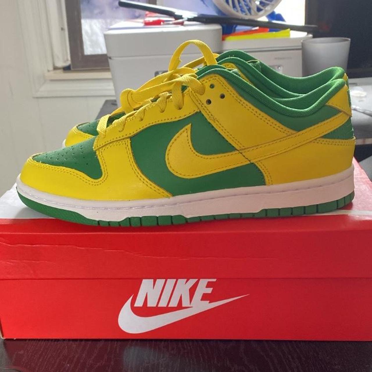 Nike Dunk “Reverse Brazil” - Size 8 - DS OG ALL -... - Depop