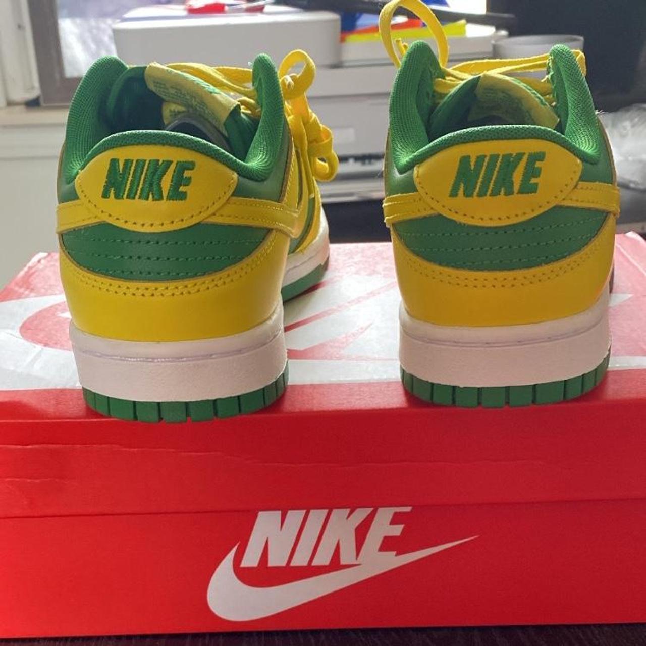 Nike Dunk “Reverse Brazil” - Size 8 - DS OG ALL -... - Depop