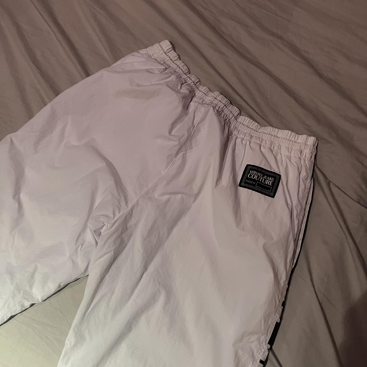 Versace couture diamond white tracksuit jogging... - Depop