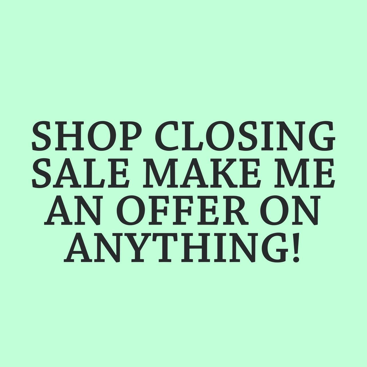 Shop closing sale - Depop