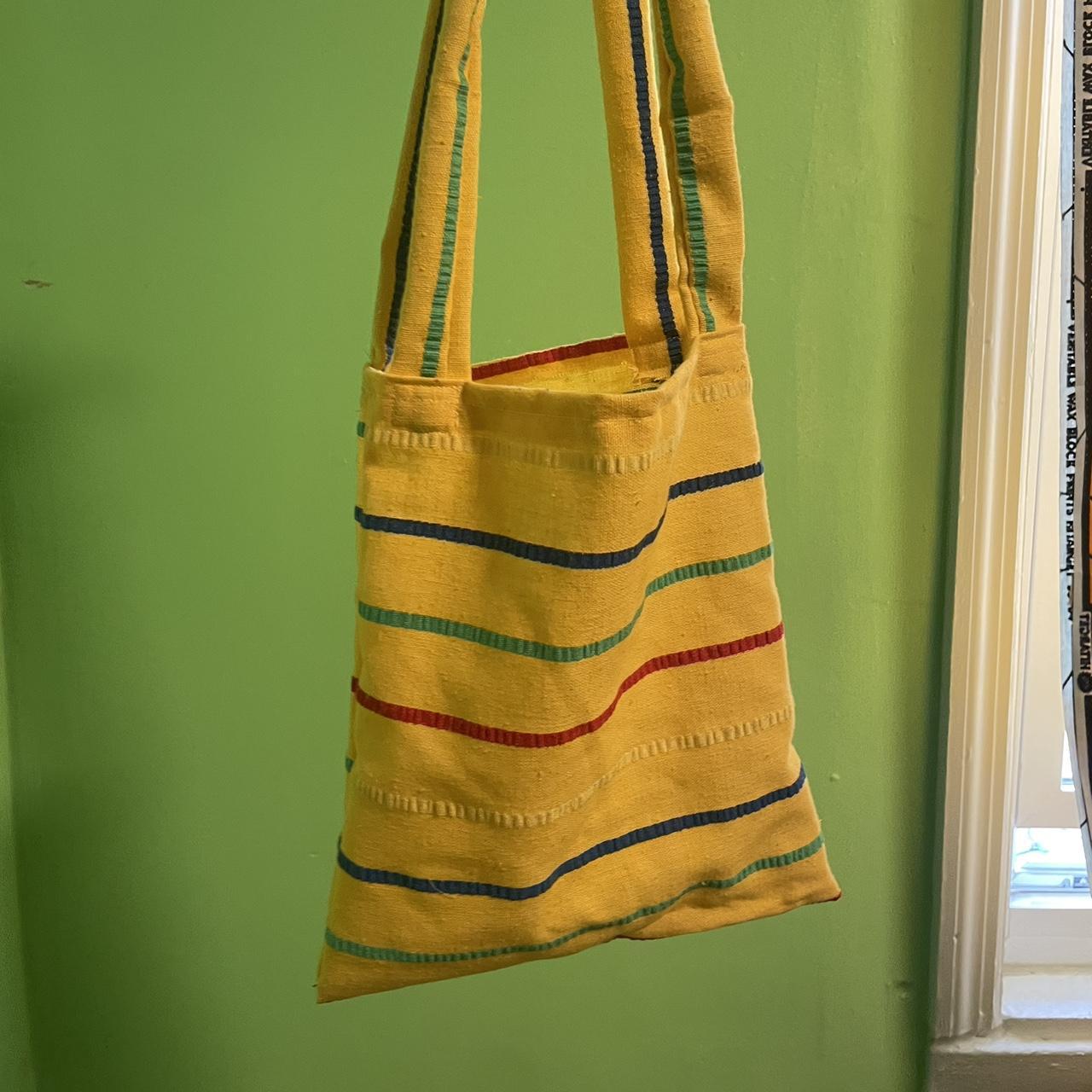 Handmade tote! No lining! Smol bag - Depop