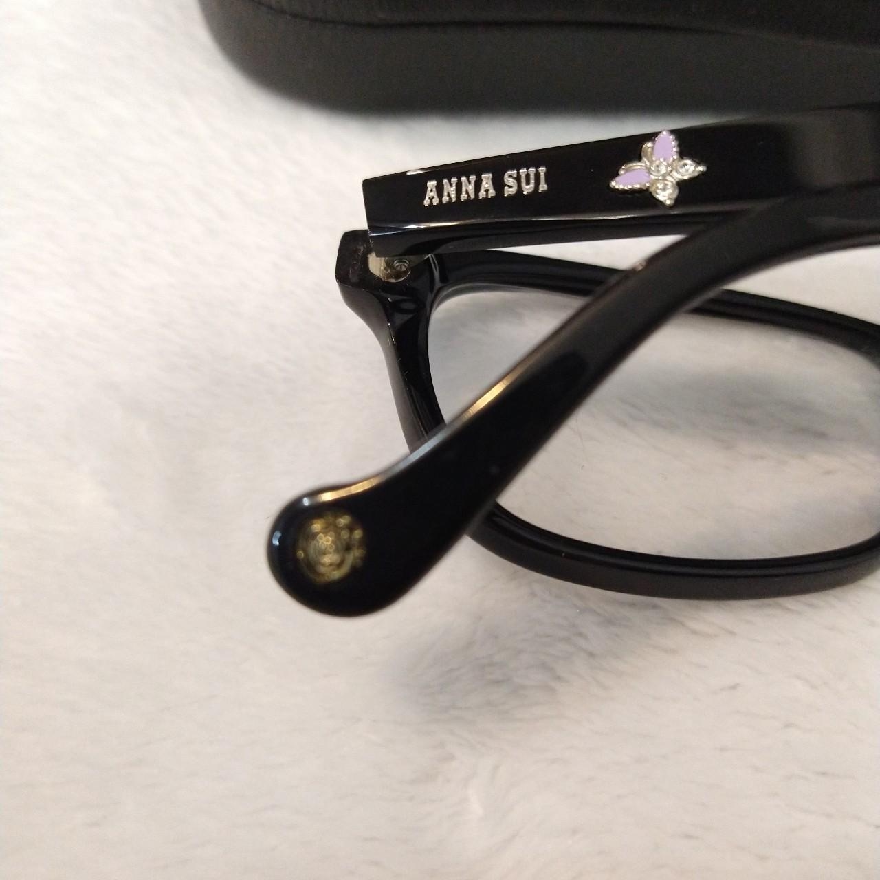 Anna Sui Black Butterfly RX Glasses... - Depop