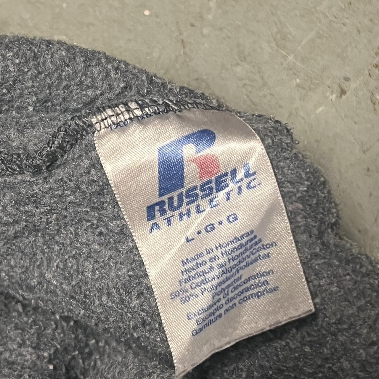 Grey vintage Russell athletic sweats size... - Depop