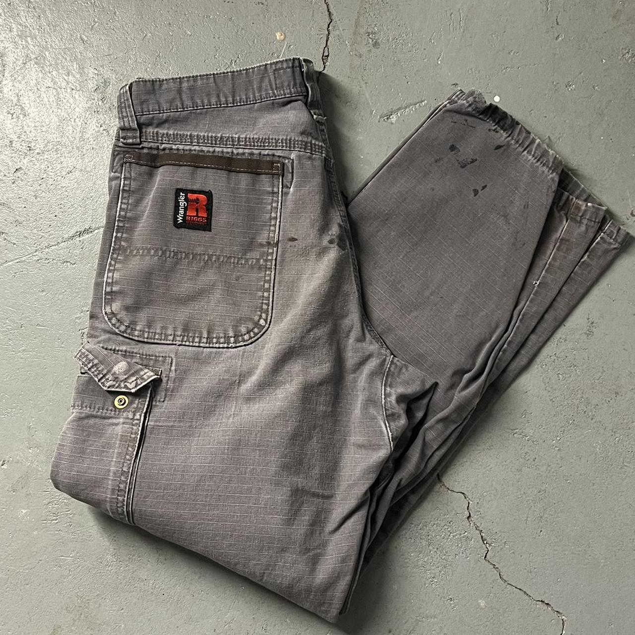 Wrangler Riggs work pants size 32-32 #vintage... - Depop