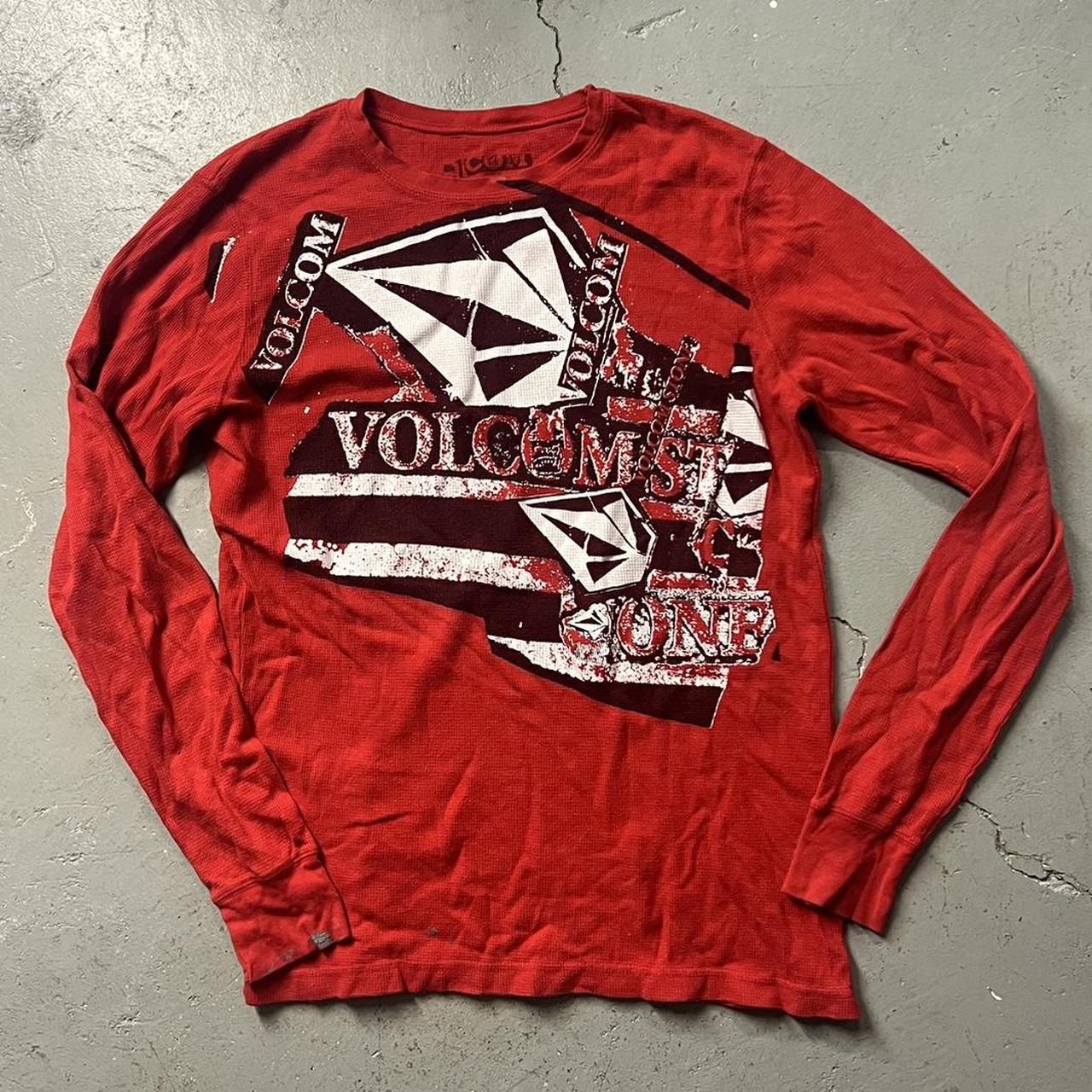 Y2K volcom thermal size large #y2k #grunge #skater... - Depop