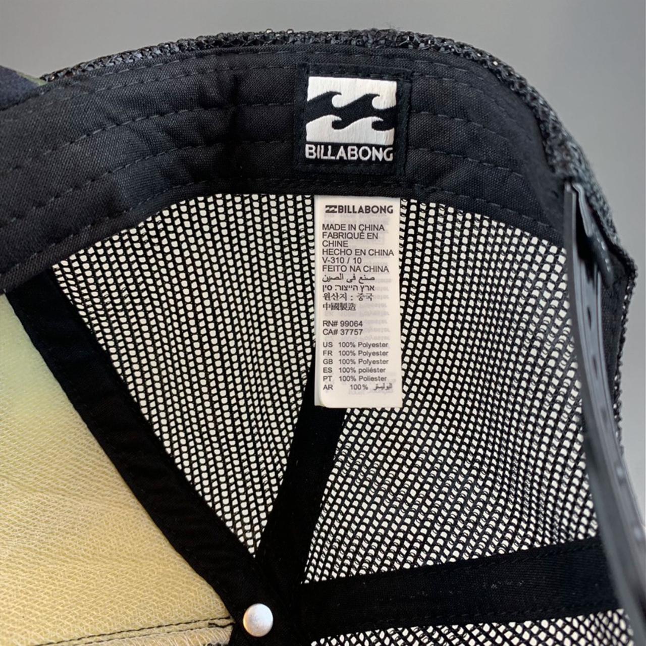 Billabong Men's Orange and Green Hat | Depop