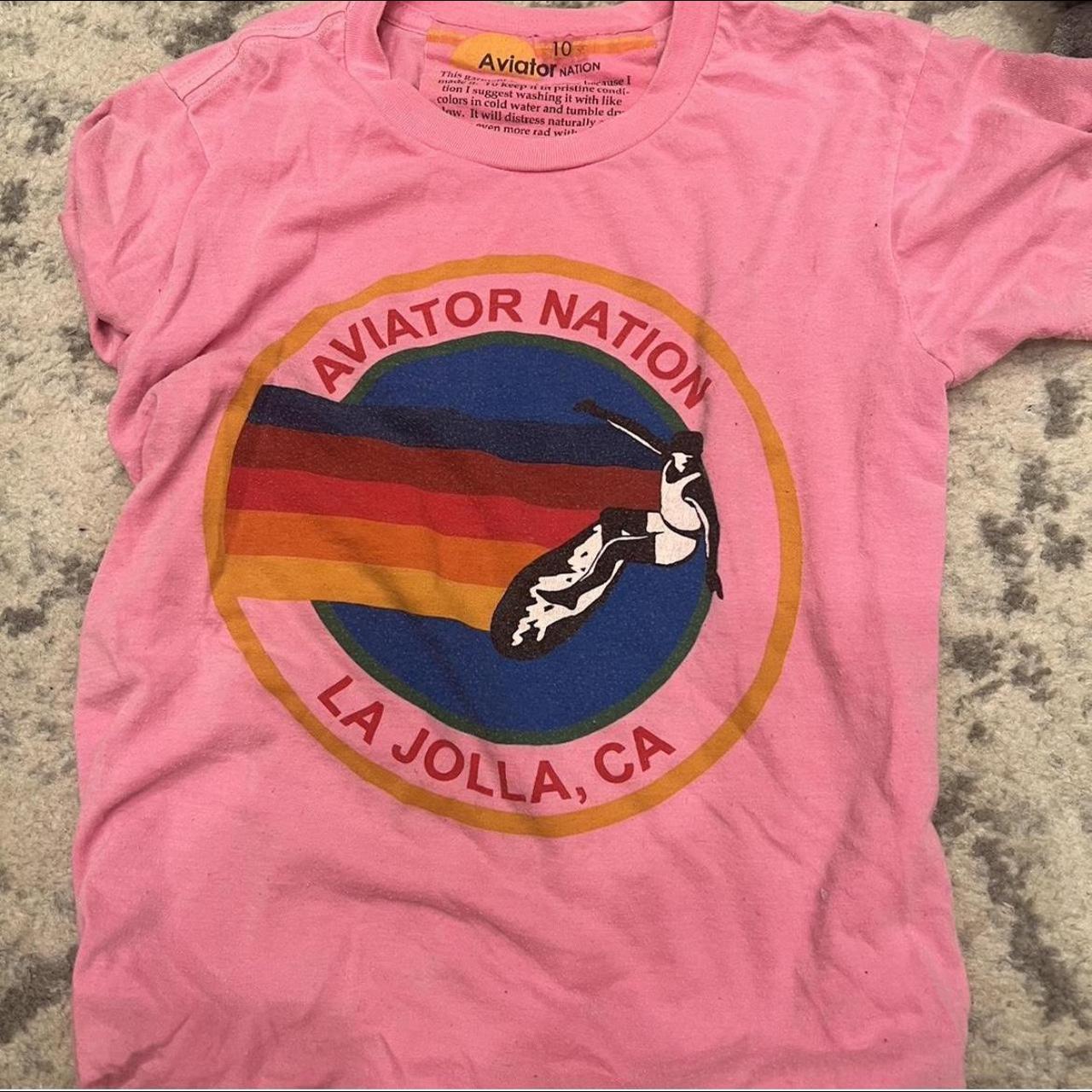 aviator nation, size 10 shirt - Depop
